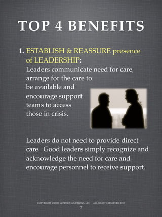 Prepare to Care: Supporting Personnel Following a Tragedy | PDF