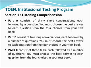 1 presentasi toefl | PPT