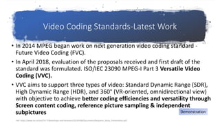 Video Standards - Key Insights | PPTX