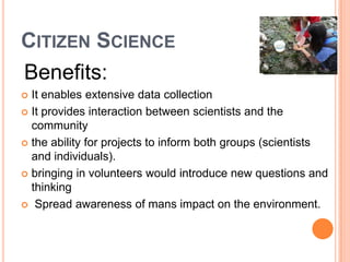citizen scince,nouf-nora | PPTX | Geography | Science