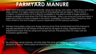 HOW TO PREPARED FOR FARMYARD MANURE IN AGRICULTURE | PDF