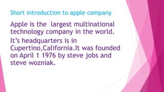APPLE | PPT