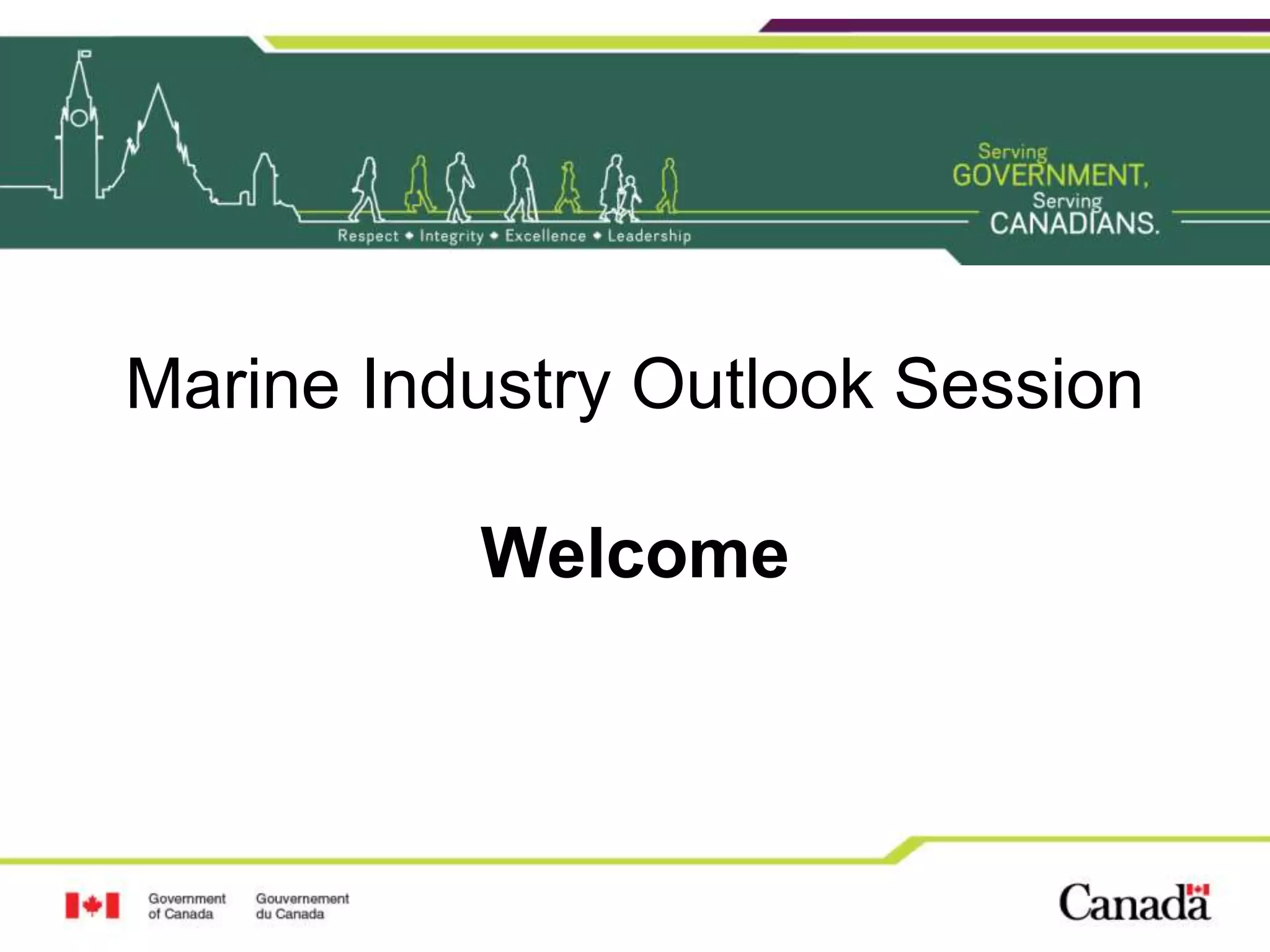 Marine Industry Outlook Session Introduction | PPTX