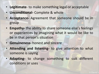 Therapeutic Skills in Occupational Therapy | PPTX
