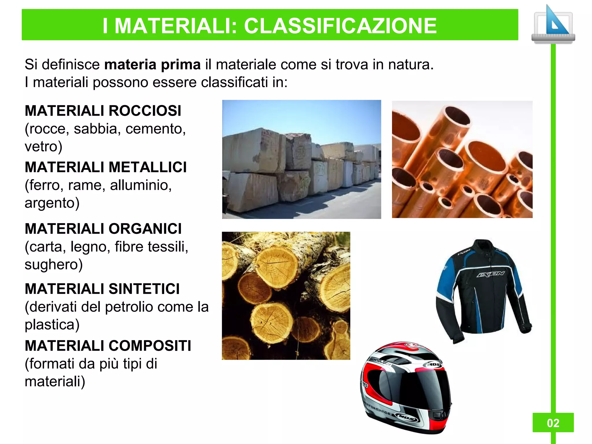 1 presentazione materiali 1 | PPT