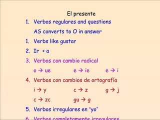 1 presente repaso | PPT