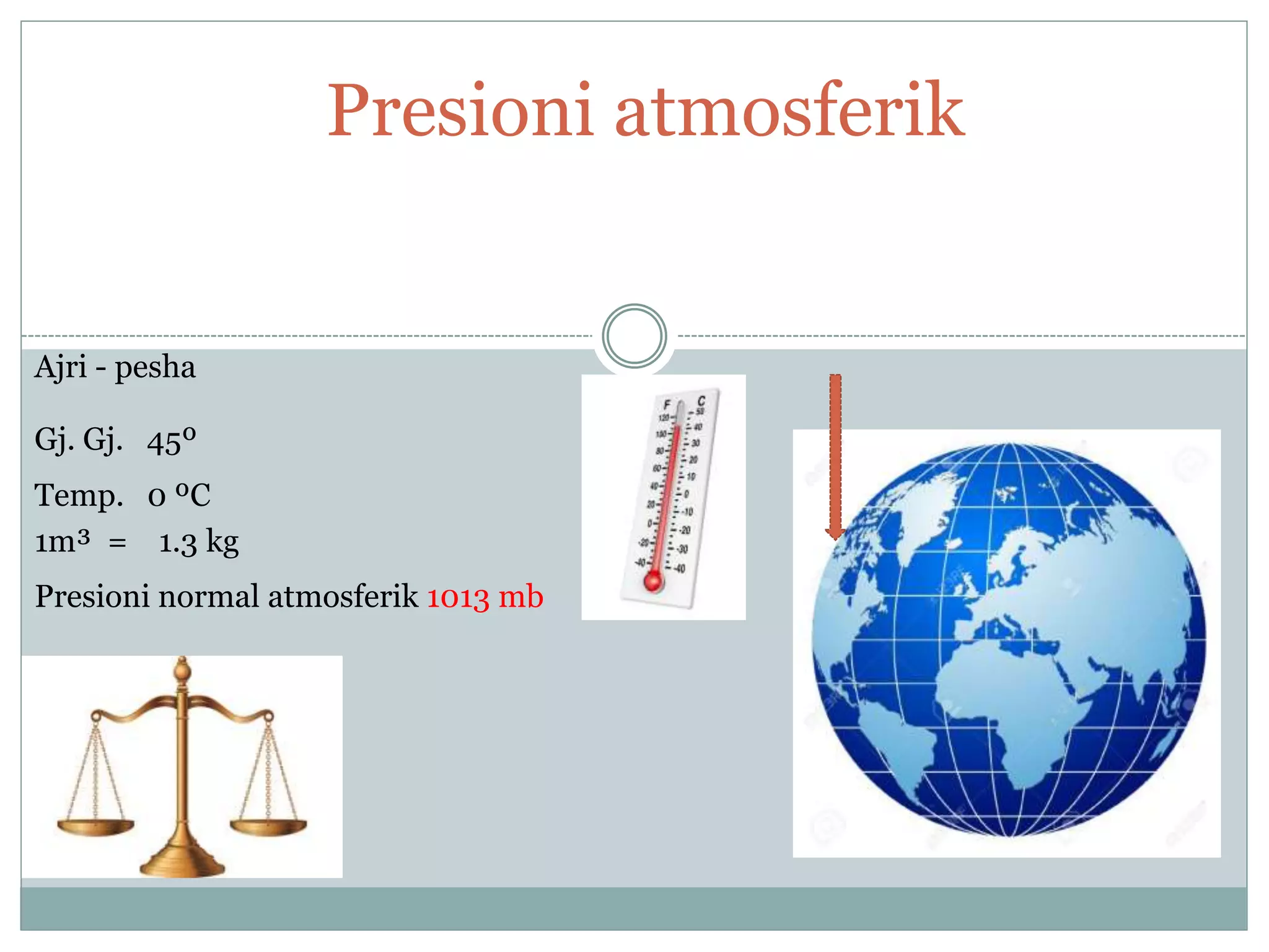 Presioni atmosferik | PPTX