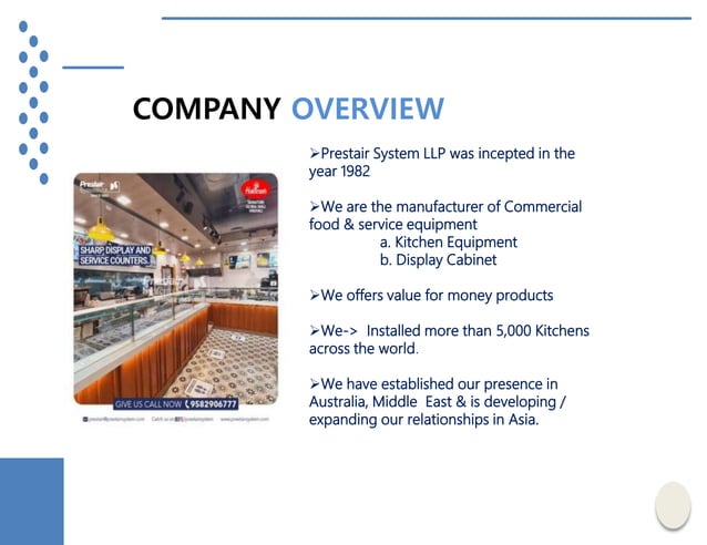 PRESTAIR MANUFACTURER OF DISPLAY COUNTER | PDF