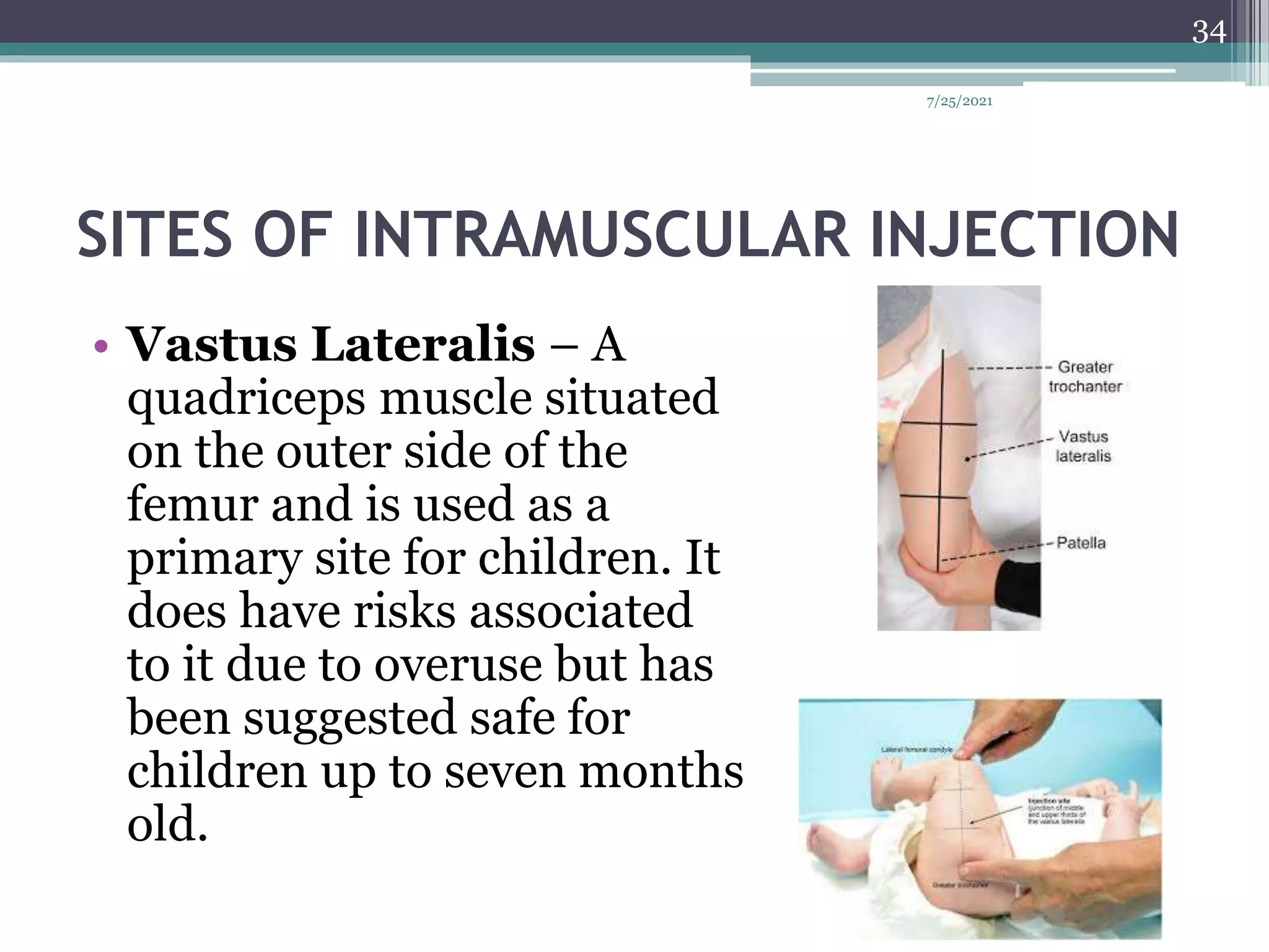 Principle in administration of medication via injection | PPTX