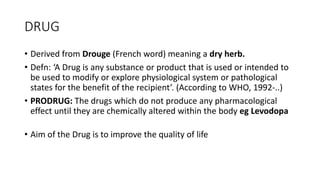 principle of pharmacology | PPTX