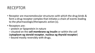 principle of pharmacology | PPTX
