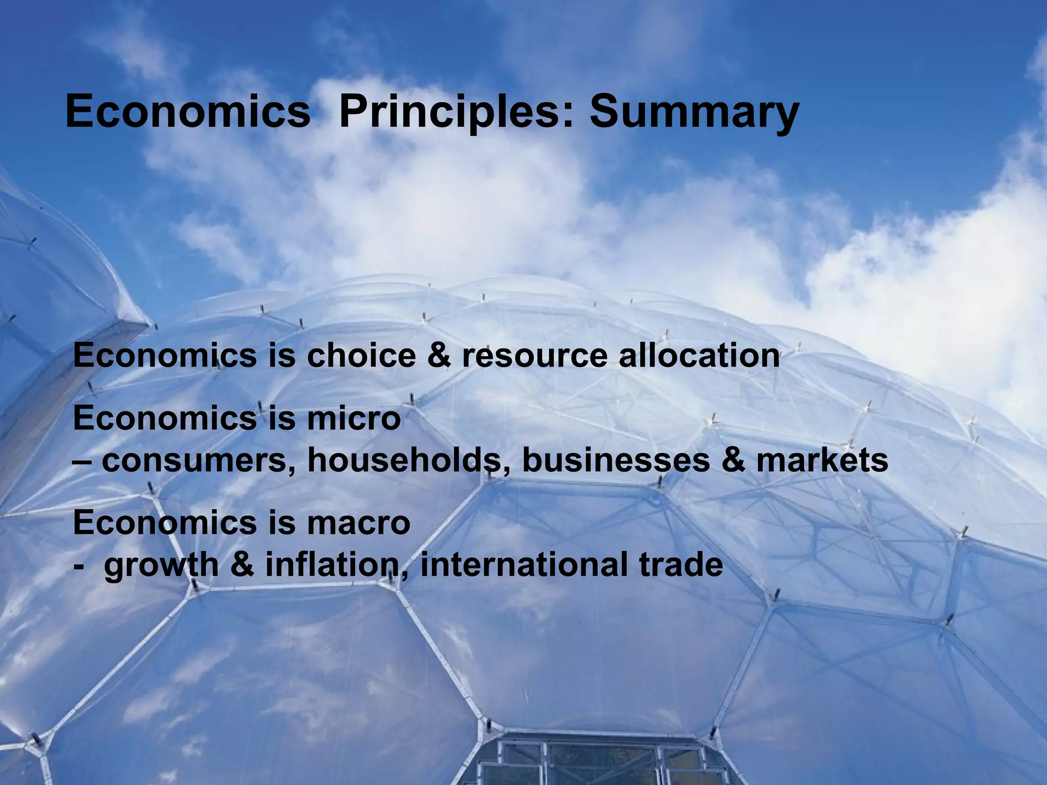 Economics Demystified: Principles | PPT | Economy | Business and Finance