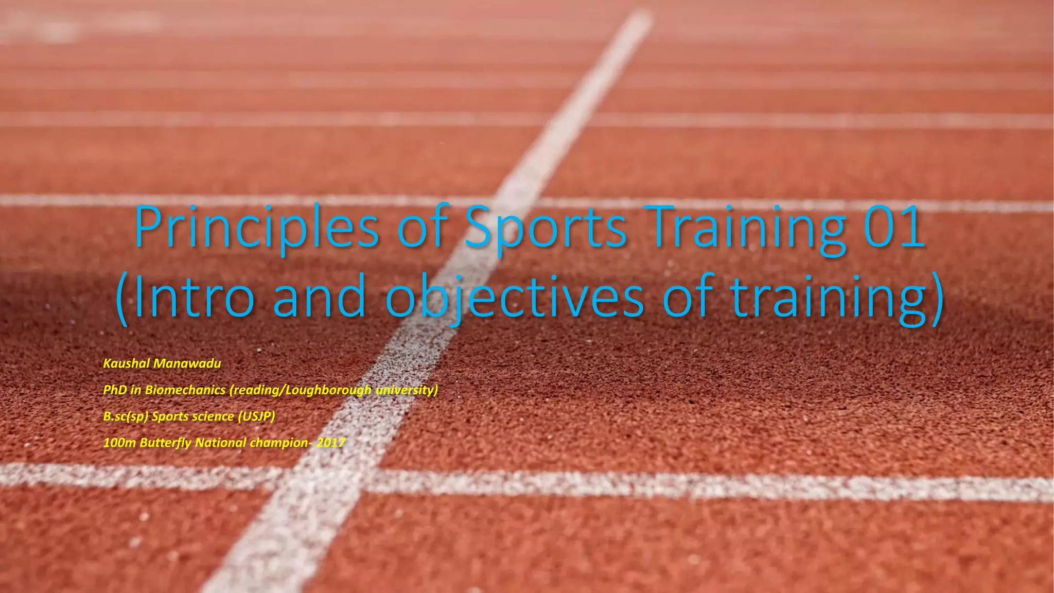 1) Principles of sports Training 1.pptx