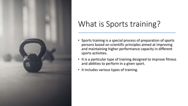 1) Principles of sports Training 1.pptx