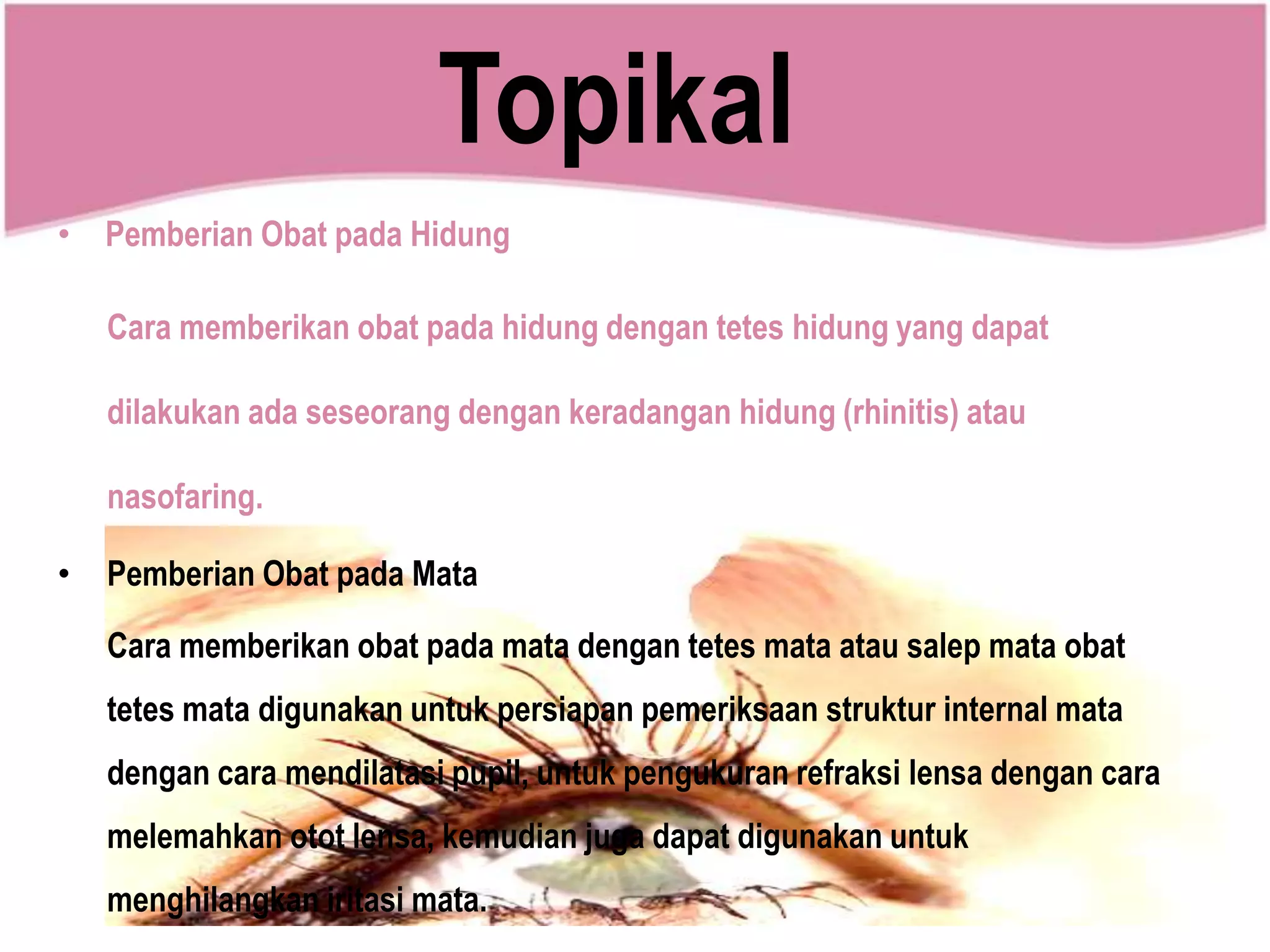 prinsip dan teknik pemberian obat oral, sublingual, ic, sc dan im | PPTX