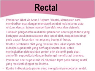 prinsip dan teknik pemberian obat oral, sublingual, ic, sc dan im | PPTX