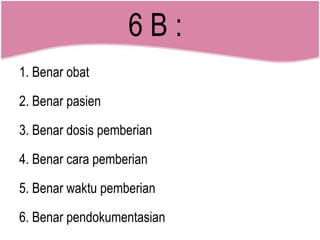prinsip dan teknik pemberian obat oral, sublingual, ic, sc dan im | PPTX