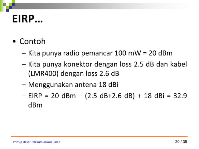 1 prinsip dasar telekomunikasi radio | PPTX