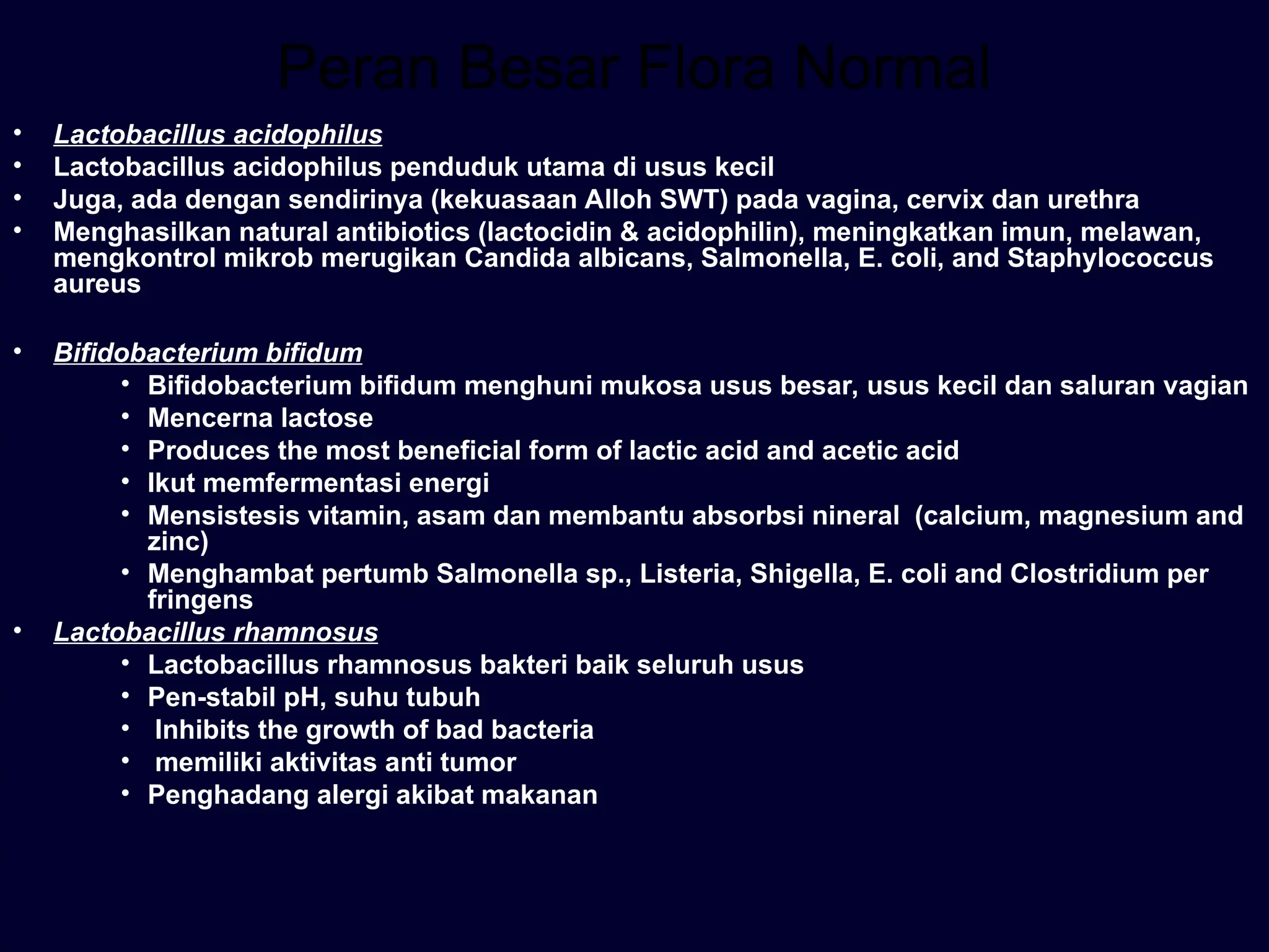 1 Probiotik bakteriologi dan manfaatnyappt | PPT