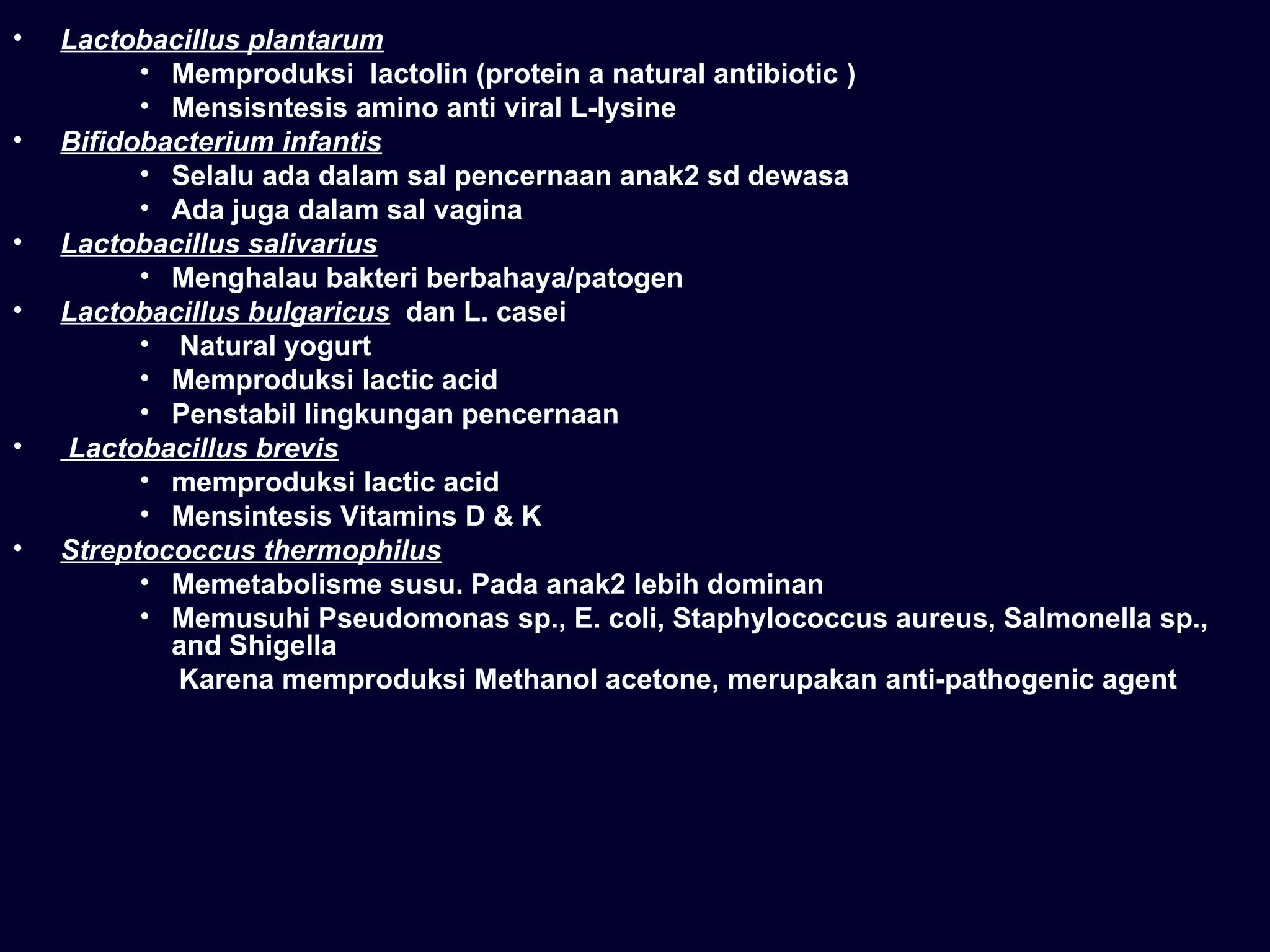 1 Probiotik bakteriologi dan manfaatnyappt | PPT