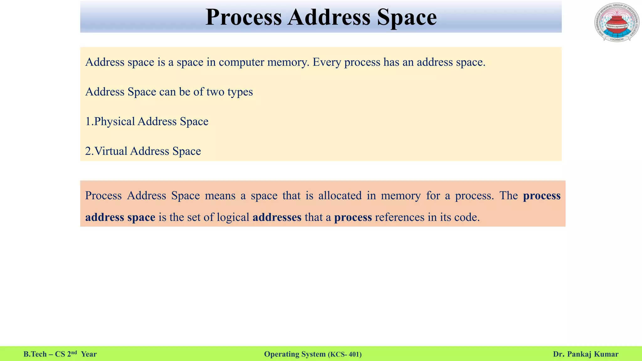 Operating System: process | PPT