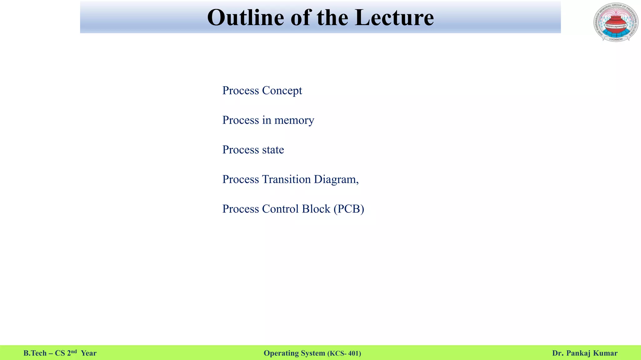 Operating System: process | PPT