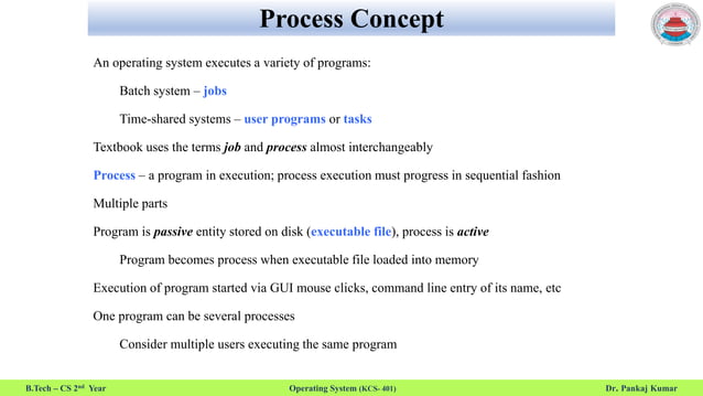 Operating System: process | PPT