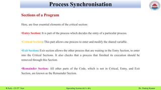 Operating System: Process and synchronization | PDF