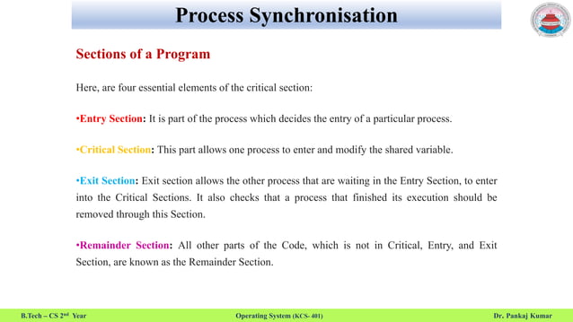 Operating System Process And Synchronization Pdf