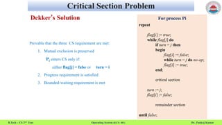 Operating System: Process and synchronization | PDF