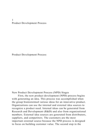 1Product Development ProcessProduct Developm.docx