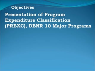 programs and objectives included ambisyon natin | PPT
