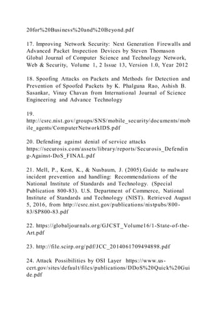 1Project 2 DeliverablesSecurity Assessment Report (SAR)I. | DOCX | Information and Network ...