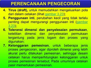 proses pengecoran logam ii | PPTX