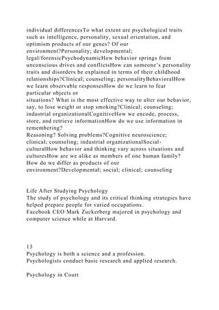 1Psychology’s Roots, Big Ideas, and Critical Thinking Tools.docx ...