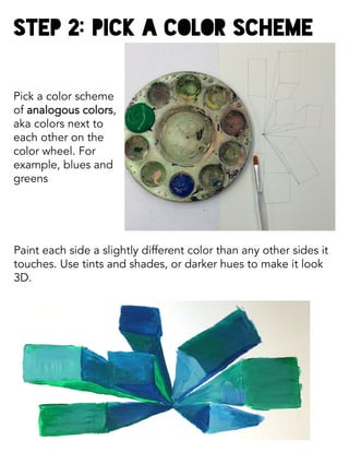 1 Point Perspective and Color Theory | PDF