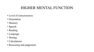 Physical therapy examination for Neurological conditions.pptx