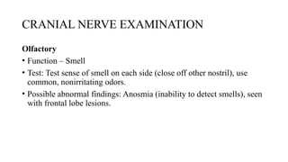 Physical therapy examination for Neurological conditions.pptx