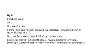Physical therapy examination for Neurological conditions.pptx