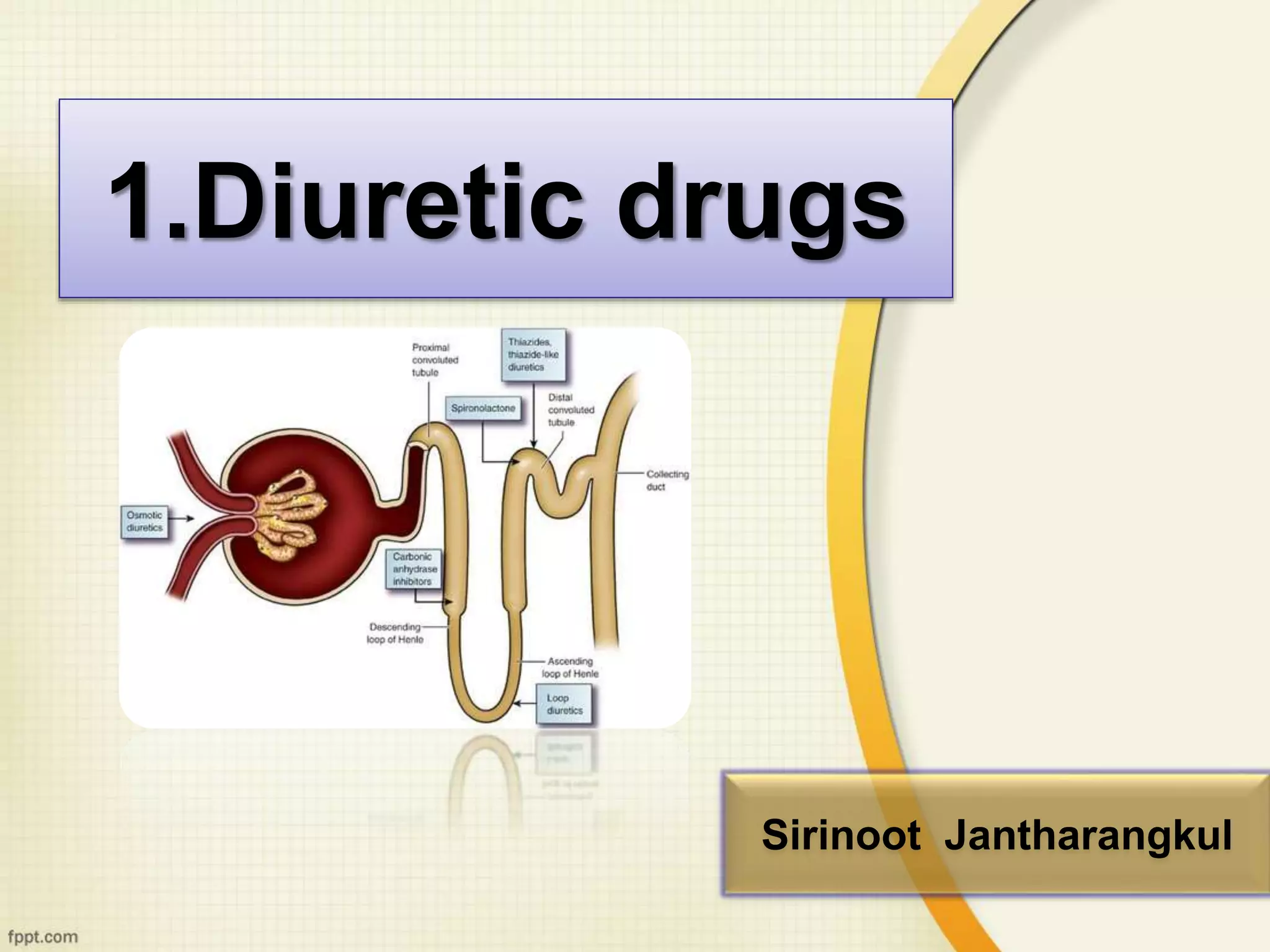 Diuretics drugs | PPTX