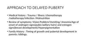 Growth And Pubertal Disorder In Children Pptx
