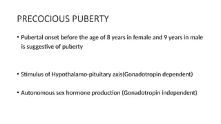Growth And Pubertal Disorder In Children Pptx