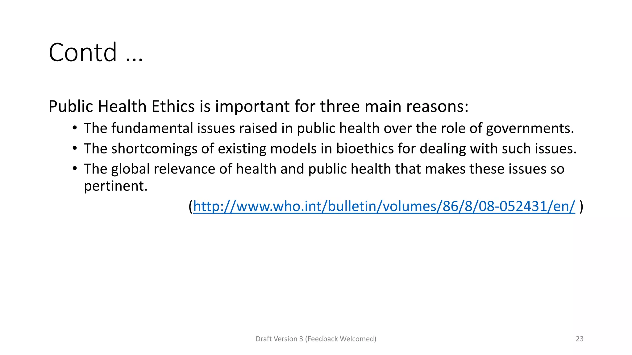 1 public health ethics | PDF