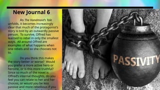 1P Unit 3- The Handmaid's Tale Introduction + Journals.pptx