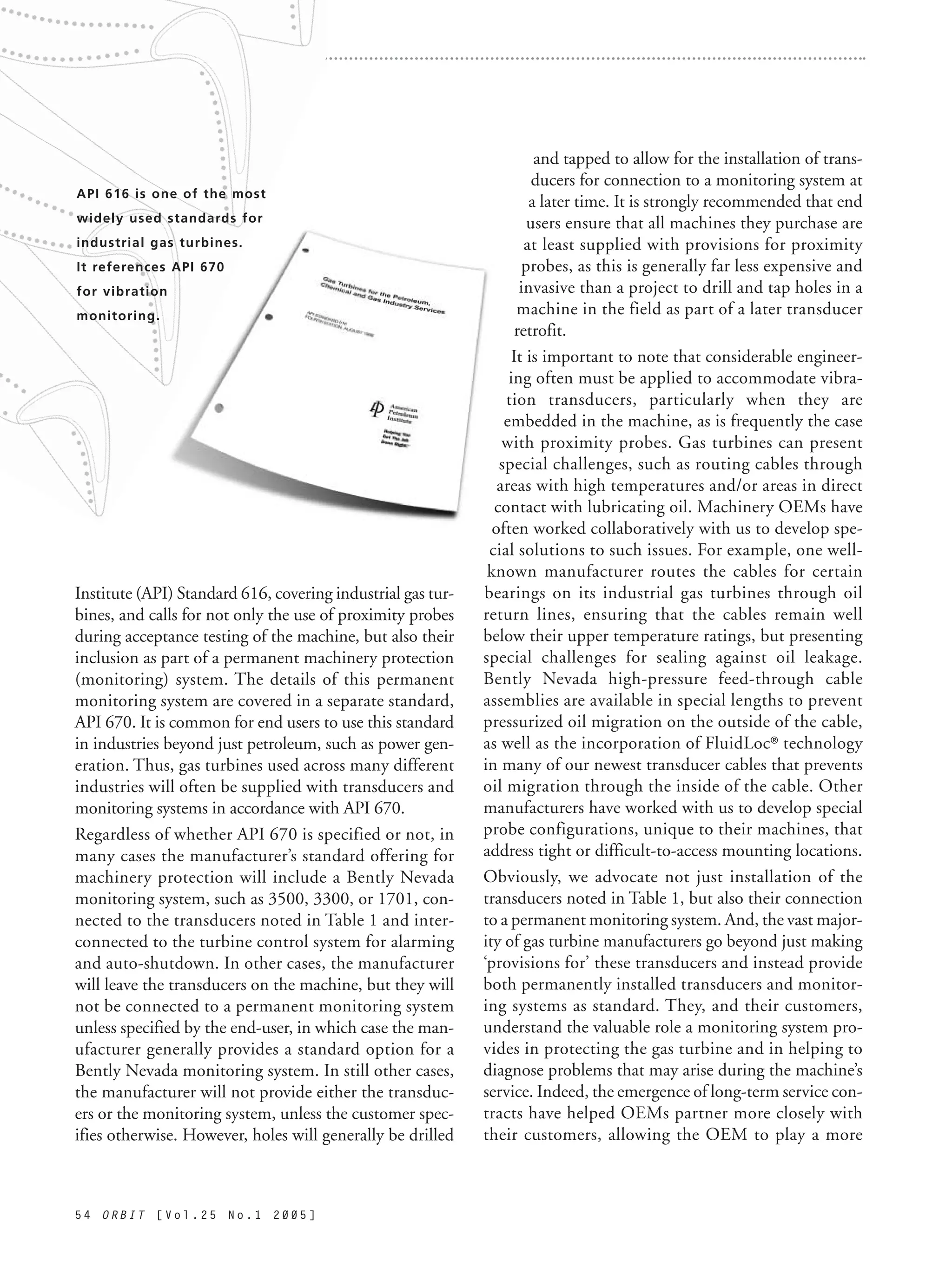Gas Turbine Vibration Monitoring – An Overview | PDF