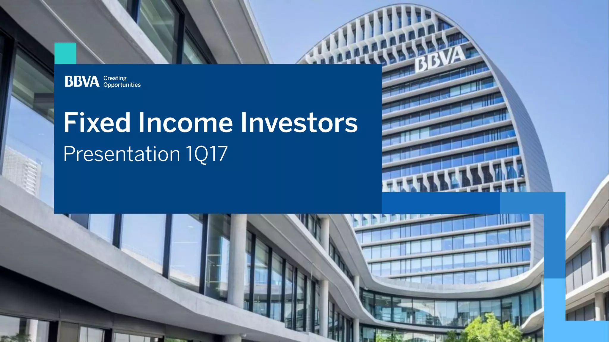 Fixed Income Presentation 1Q17 | PDF