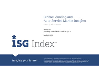 1Q19 EMEA ISG Index™ | PPT