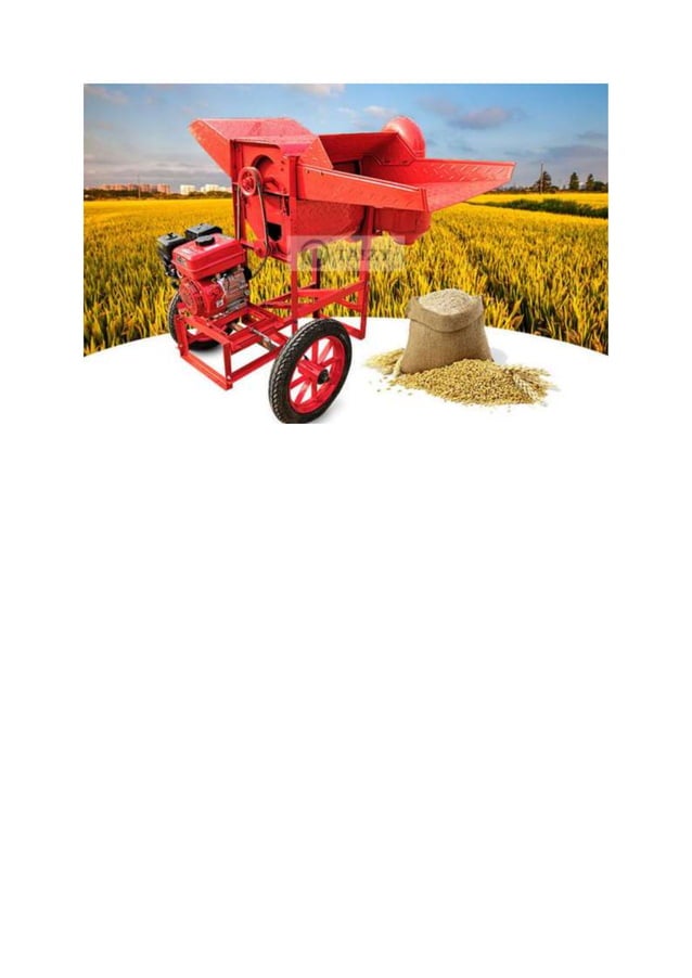 10Machine threshing - IRRI Rice Knowledge Bank Thresher, Threshing ...