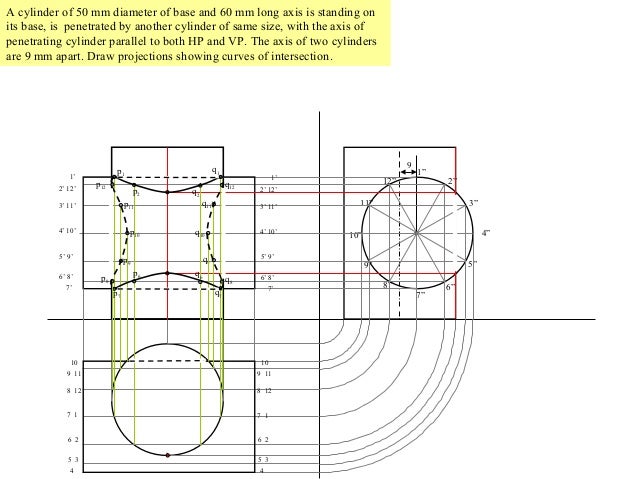 Intersection - ENGINEERING DRAWING