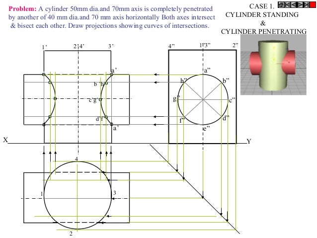 Intersection - ENGINEERING DRAWING